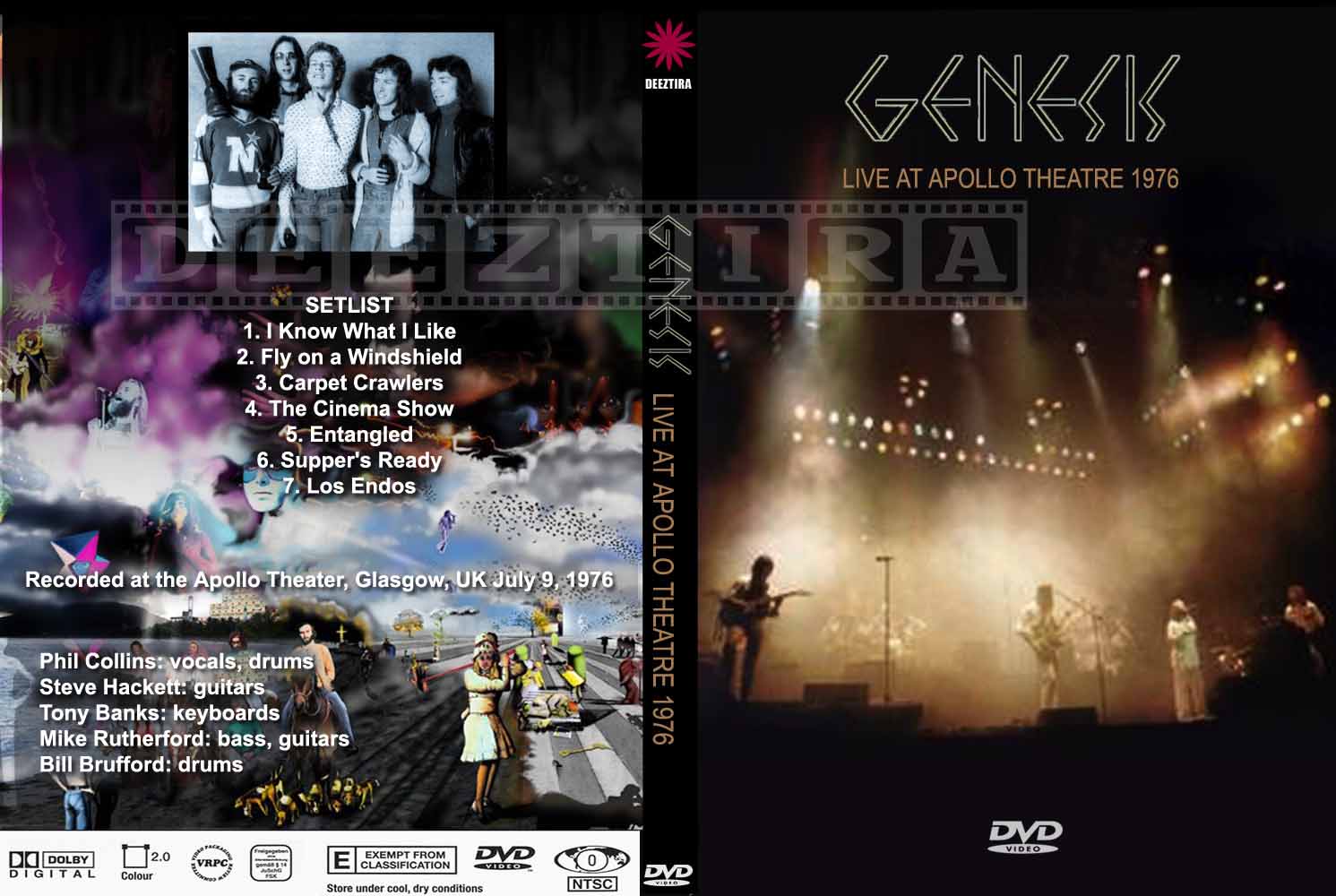 YOUDISCOLL: Genesis - Live At Apollo Theatre [Glasgow 1976]